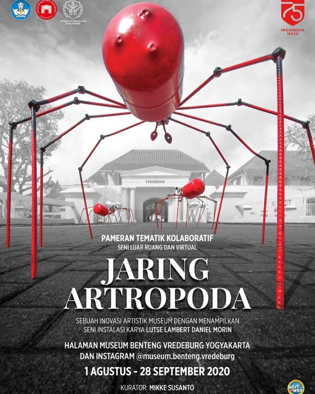 Pameran Seni Luar Ruang & Virtual “JARING ARTROPODA” – Fakultas Seni Rupa | isijogja