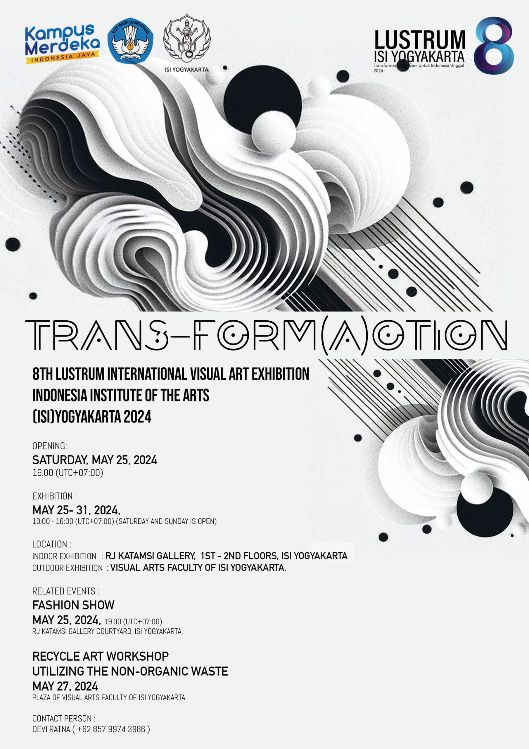 FSR Gelar Pameran “Trans-Form(a)otion” sebagai Perayaan Lustrum 8 ISI ...